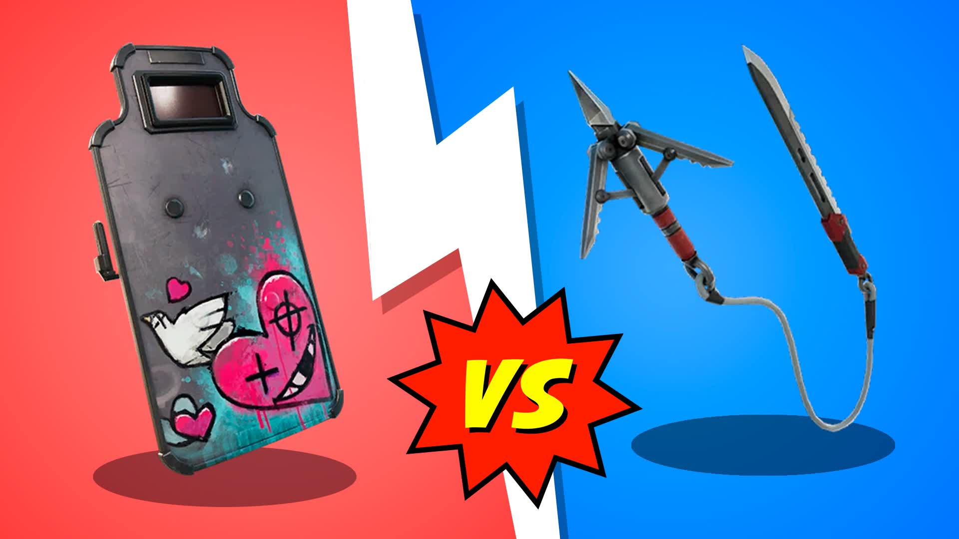 Ballistic Shields VS Grapple Blade [ dudiing ] – Fortnite Creative Map Code