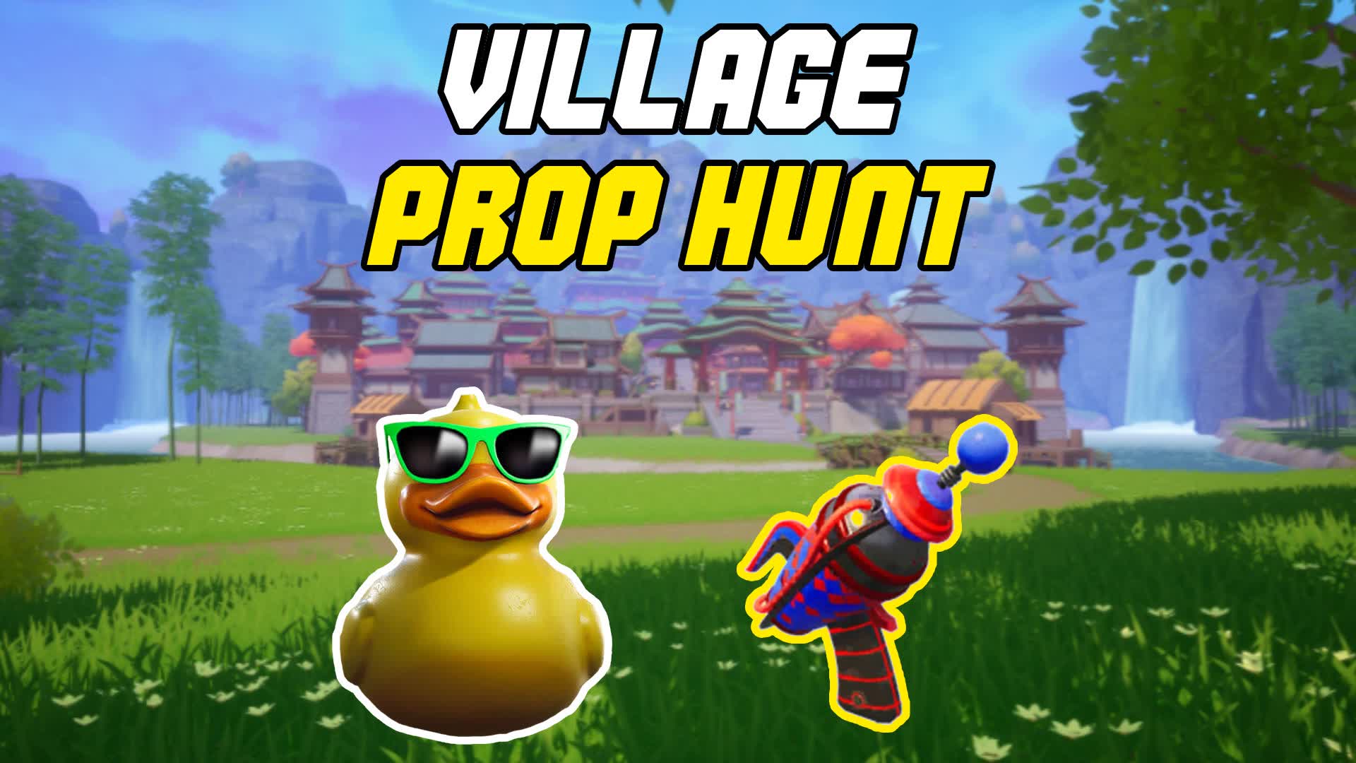 VILLAGE PROP HUNT⭐ [ caviayouri ] – Fortnite Creative Map Code