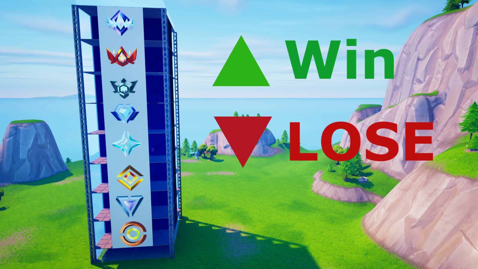 RANKED TOWER 1v1 BOX FIGHTS [ oaczero ] – Fortnite Creative Map Code