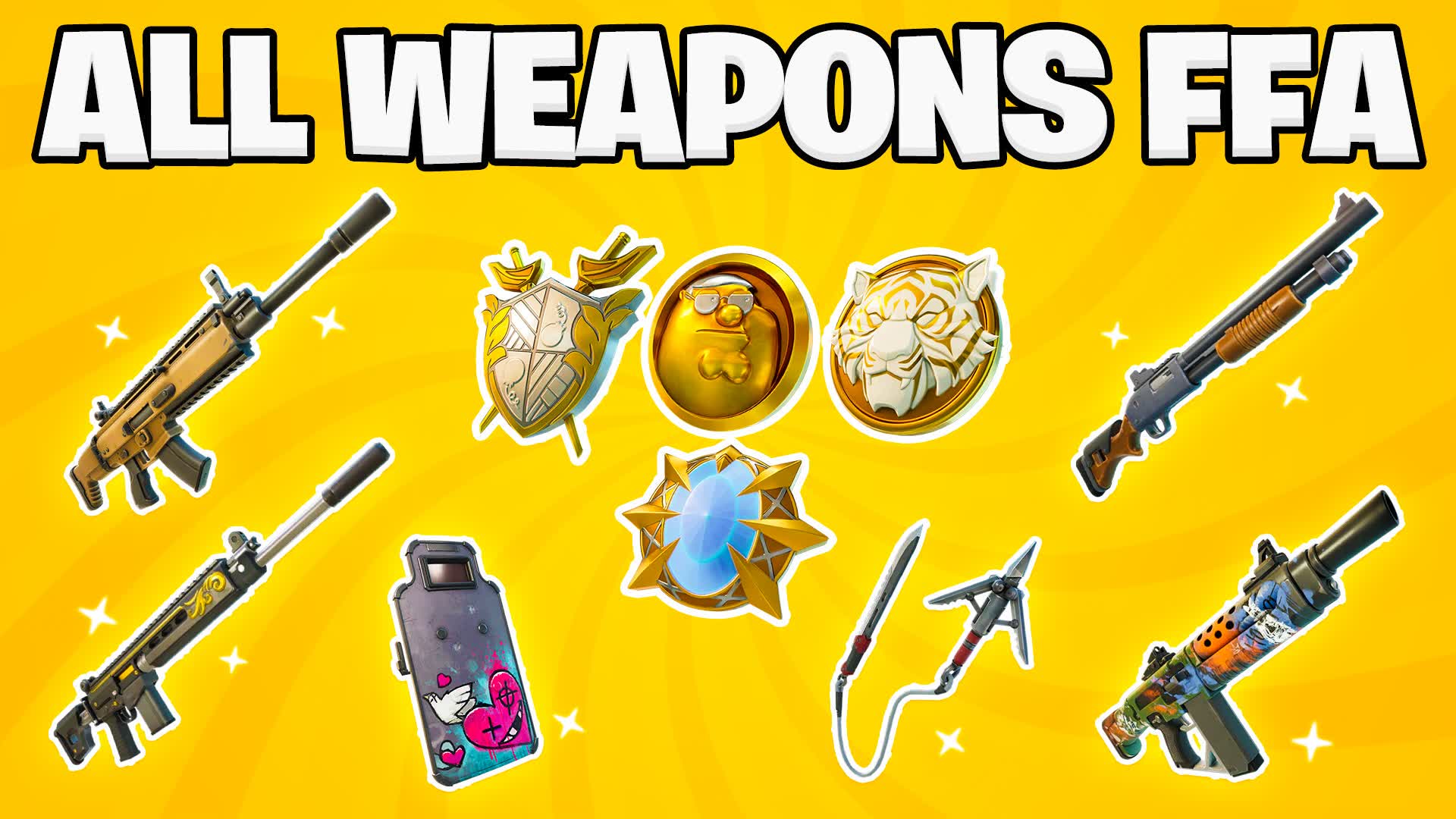 🎉 CH5 WEAPONS+VEHICLES - FFA 🔥 [ kriptik ] – Fortnite Creative Map Code