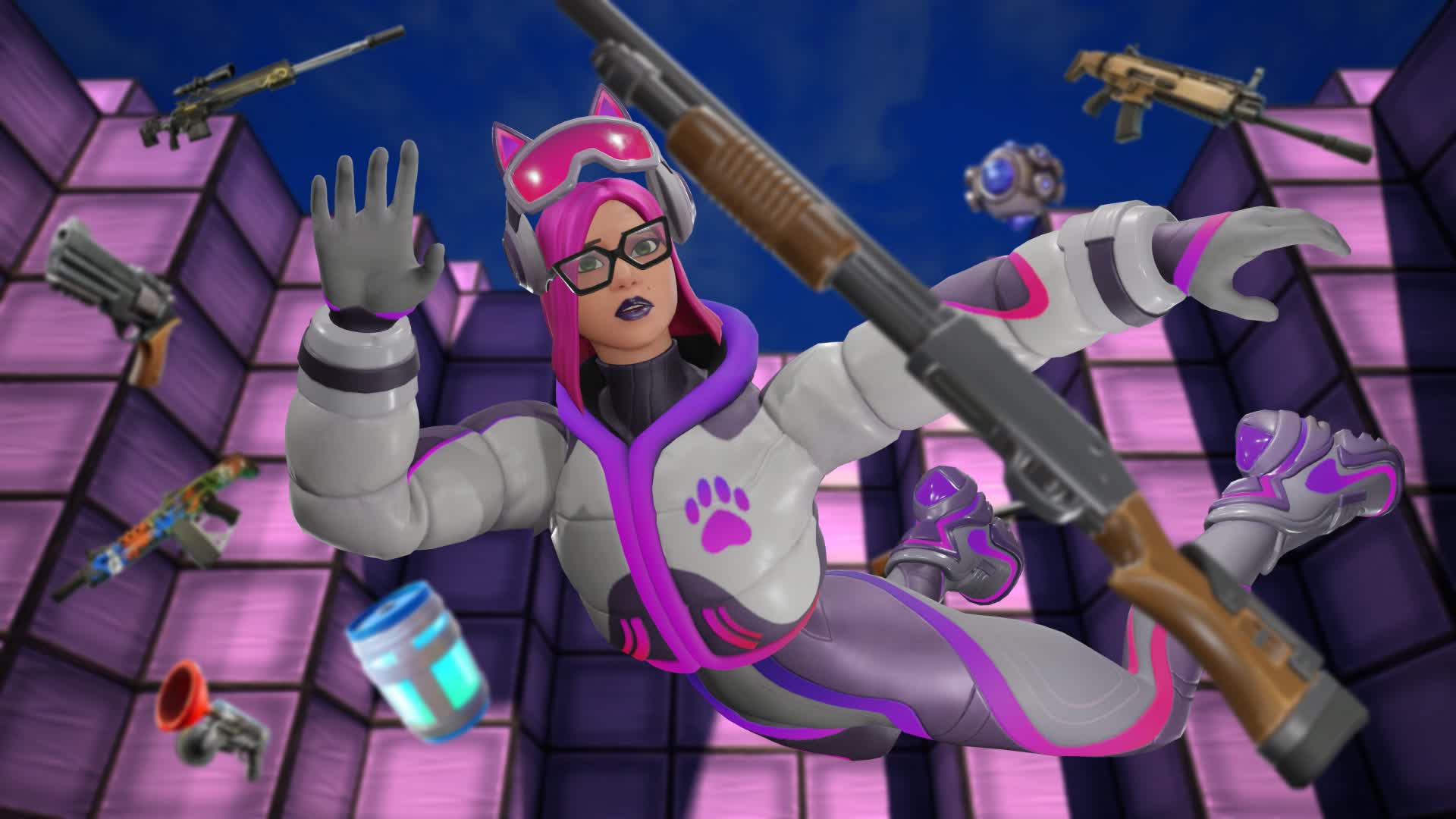 The Pit FFA - Chapter 5 Weapons [ p4l ] – Fortnite Creative Map Code