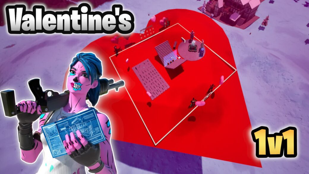 💘 Valentine's 1v1 💘 [ lamda ] – Fortnite Creative Map Code