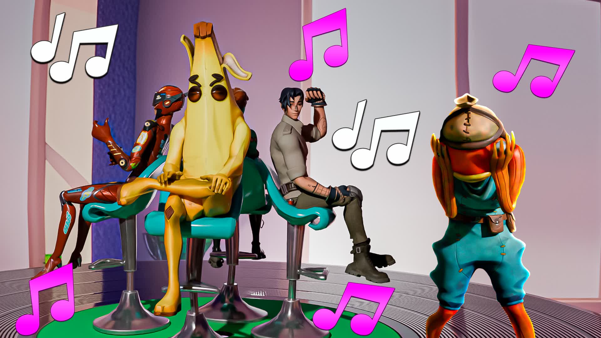 MUSICAL CHAIRS 🎶 [ opedro ] – Fortnite Creative Map Code