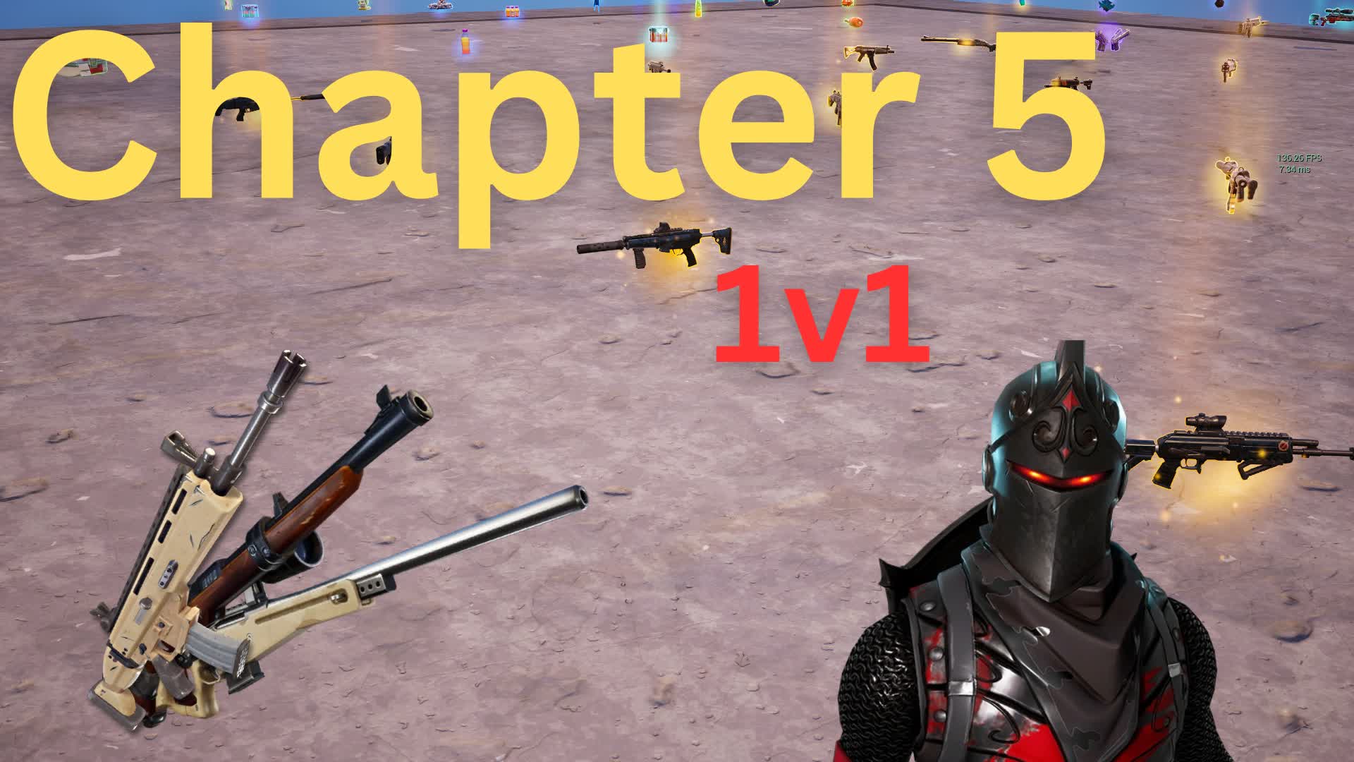 🔥Chapter 5 1v1. All new weapons🔥 [ todobos ] – Fortnite Creative Map Code