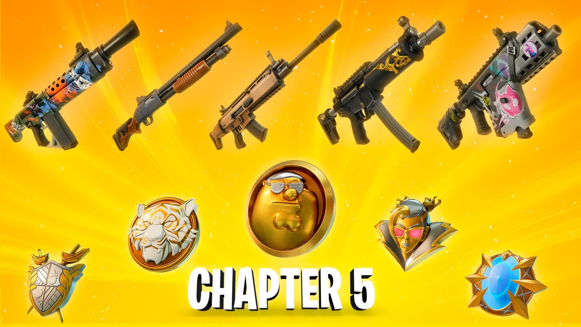 CH5 WEAPONS - MEGA FFA [ bigdoug ] – Fortnite Creative Map Code