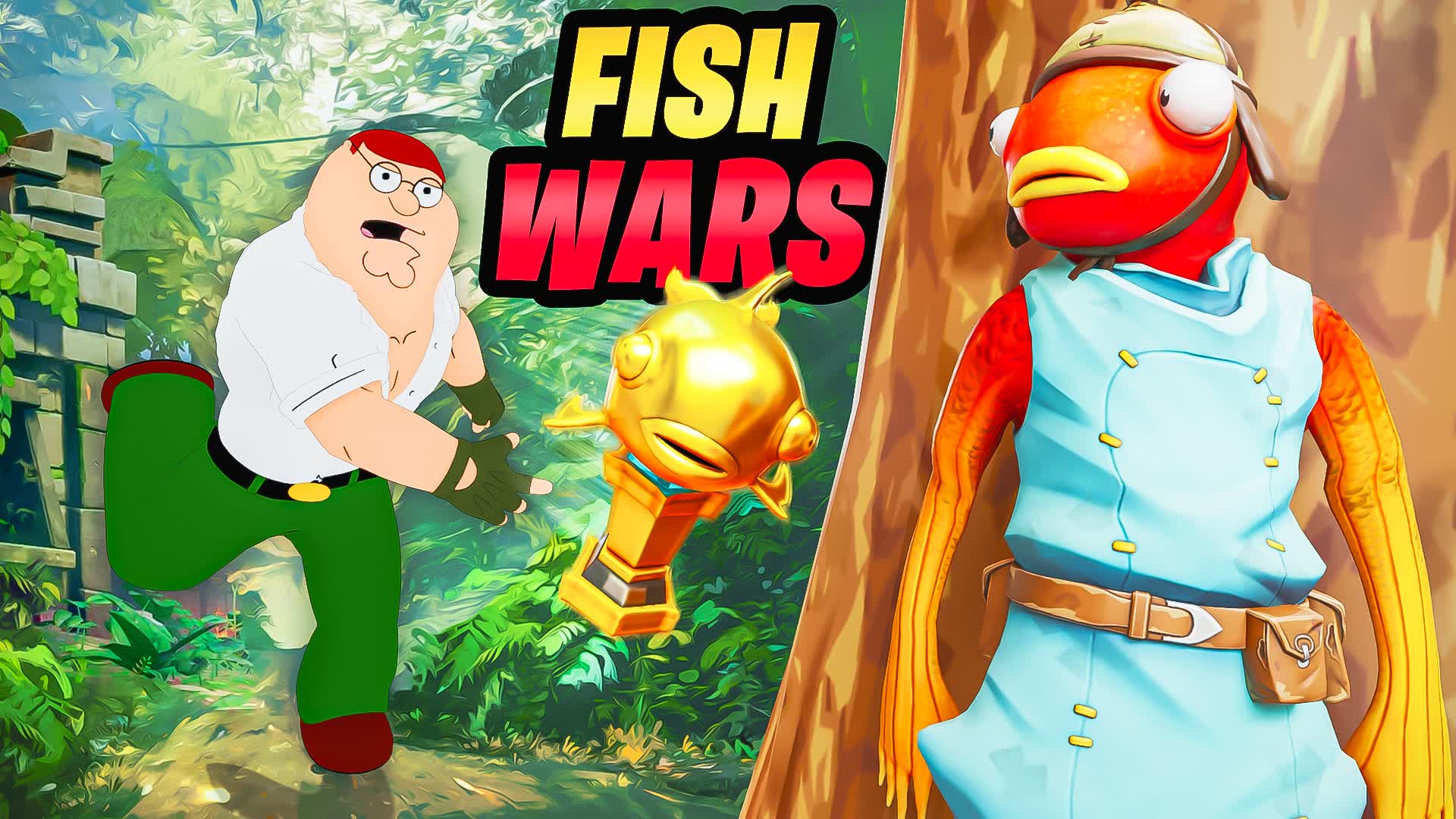 🐟FISH WARS💥 [ bangbang ] – Fortnite Creative Map Code