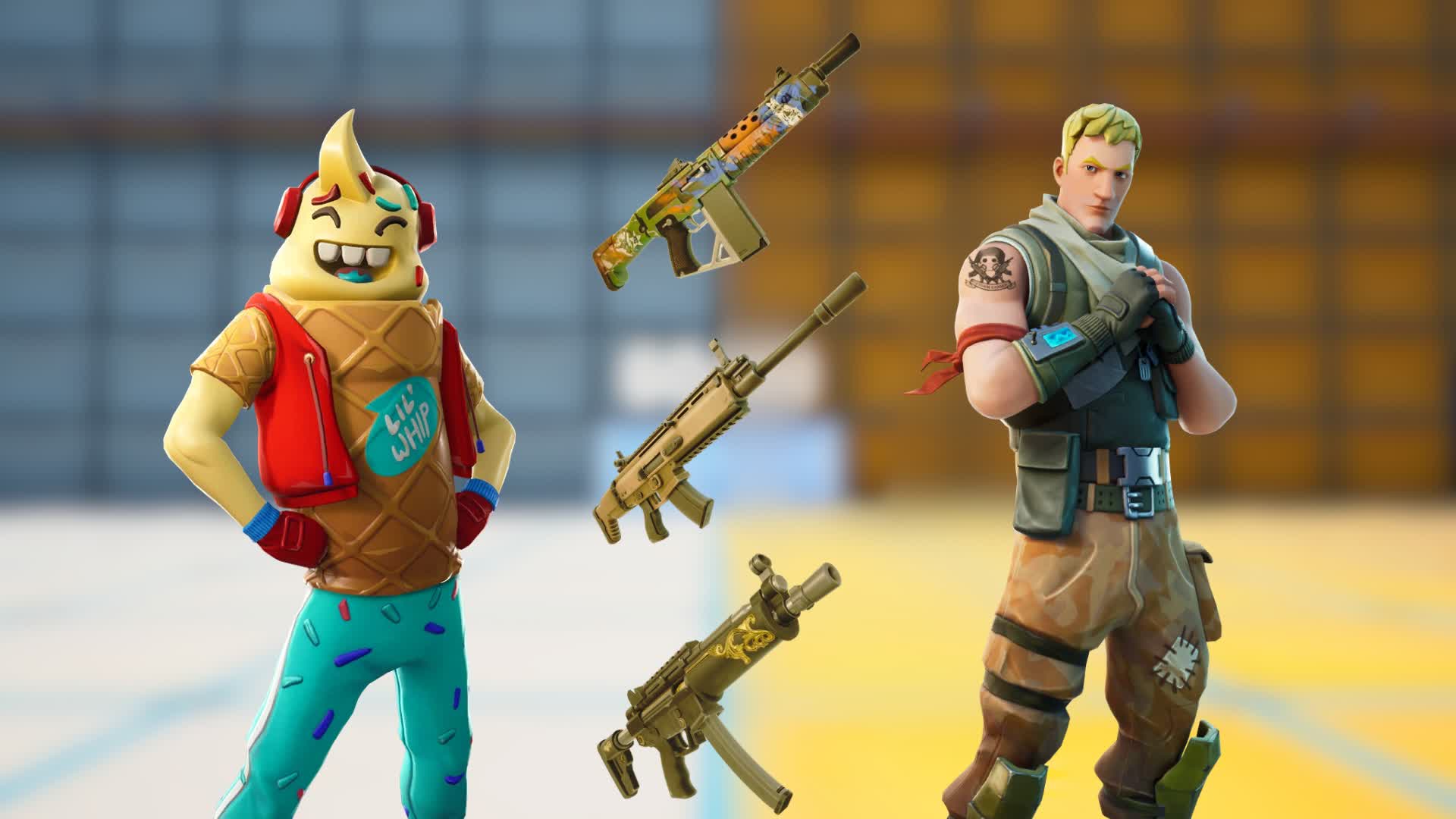 💥CHAOTIC LIL WHIP VS JONSEY (100+ GUNS) [ degg ] – Fortnite Creative ...