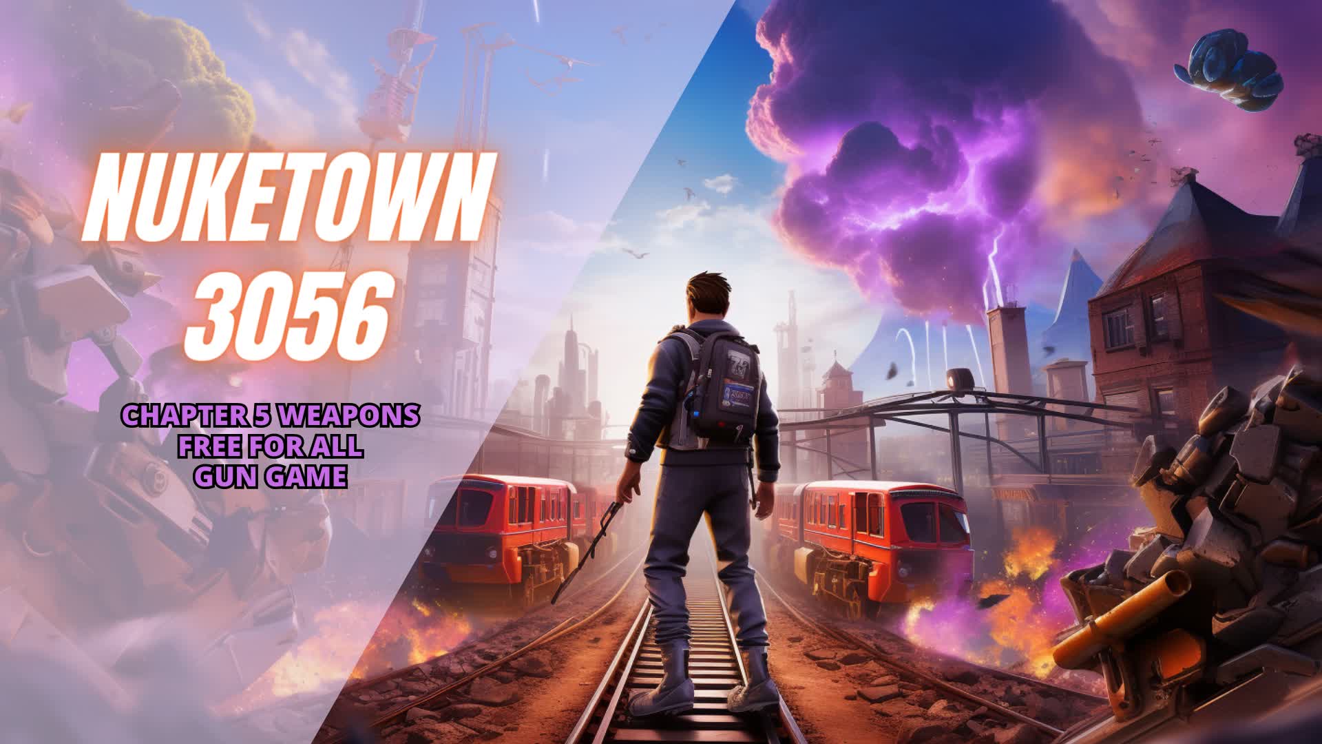 NukeTown 3056 - FFA - GUN GAME [ papergrave ] – Fortnite Creative Map Code