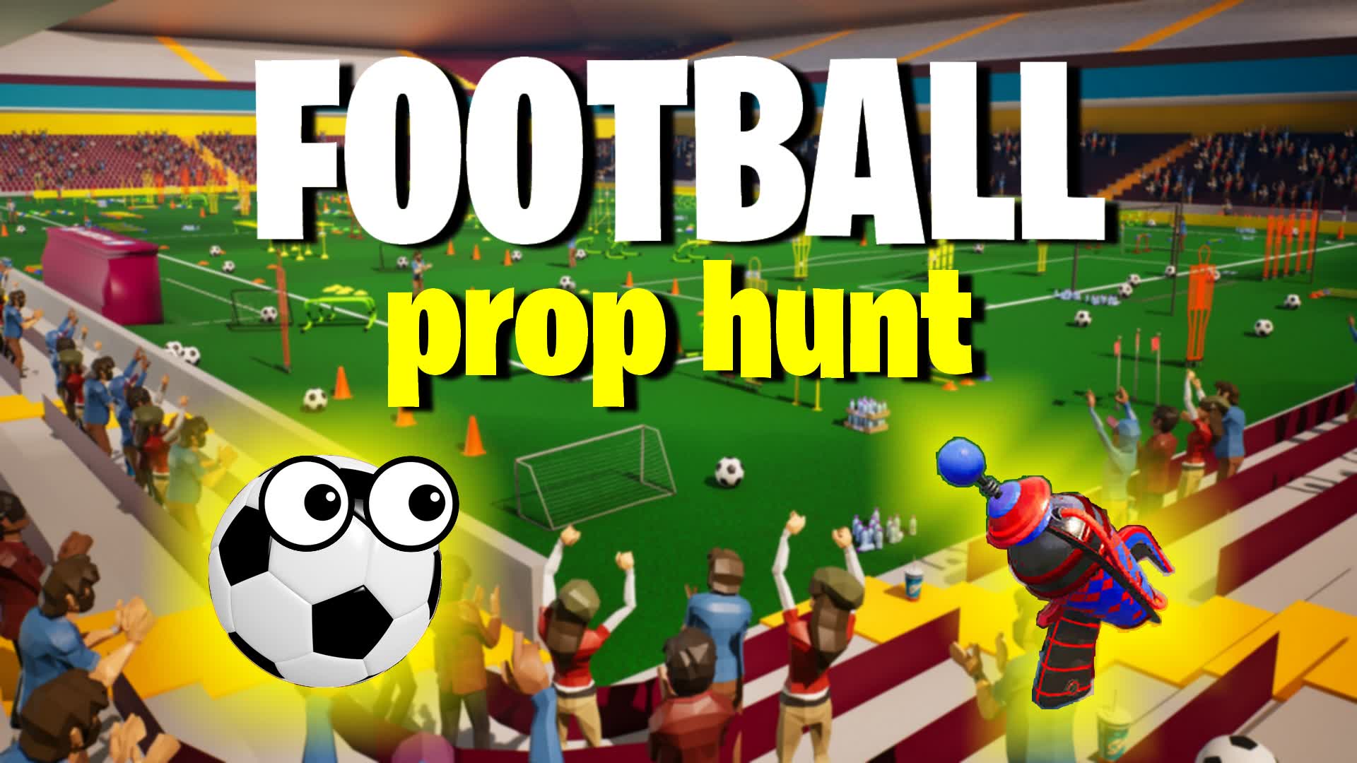 FOOTBALL PROP HUNT [ Marablind ] – Fortnite Creative Map Code