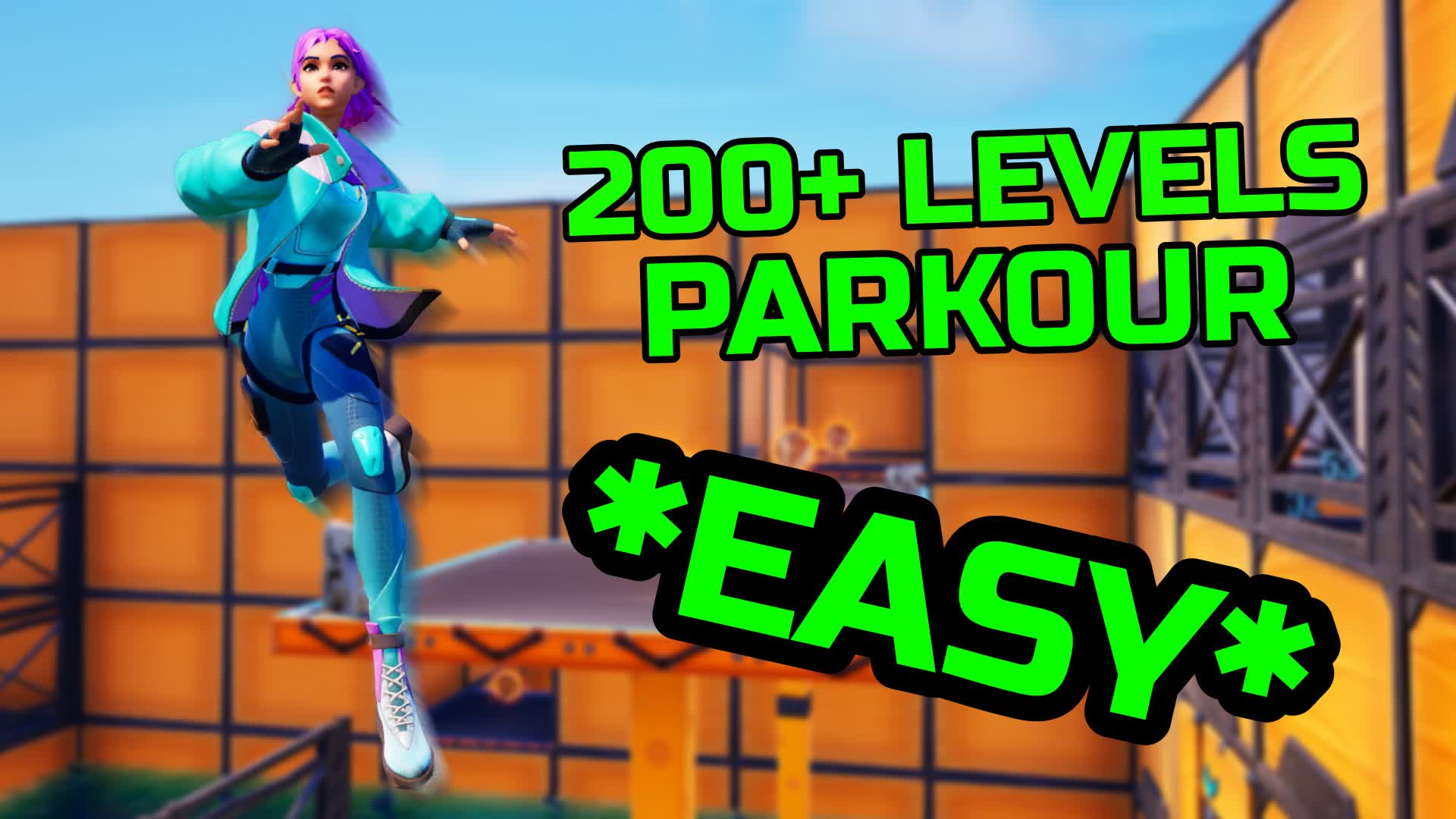 Easy Parkour 200+ [ midnight_moon ] – Fortnite Creative Map Code