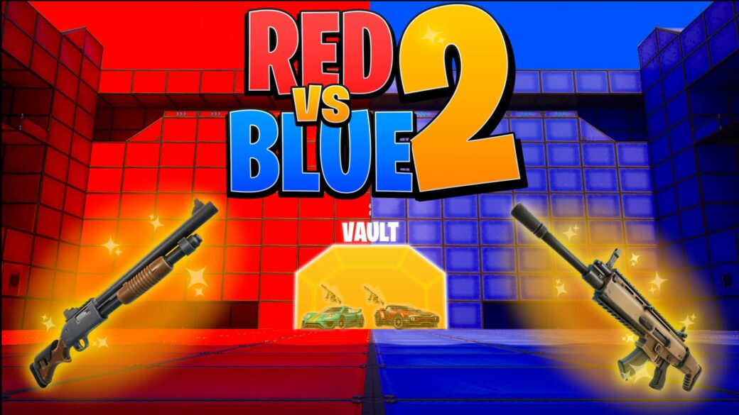 RED VS BLUE 2! 🔴🔵 [ alkanextra ] – Fortnite Creative Map Code