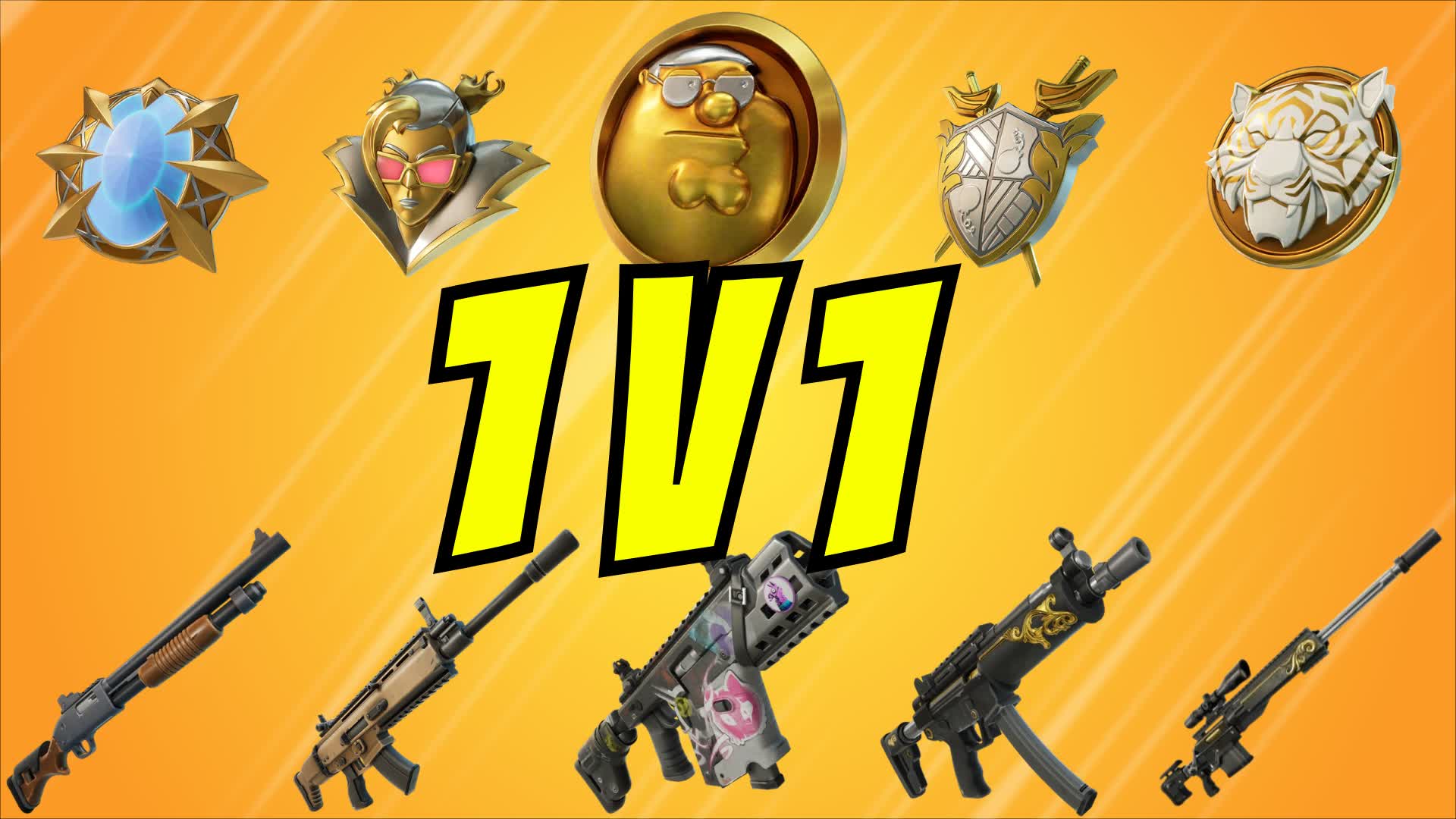 🔥[CH5] All Weapons 1V1🔥 [ jktd ] – Fortnite Creative Map Code