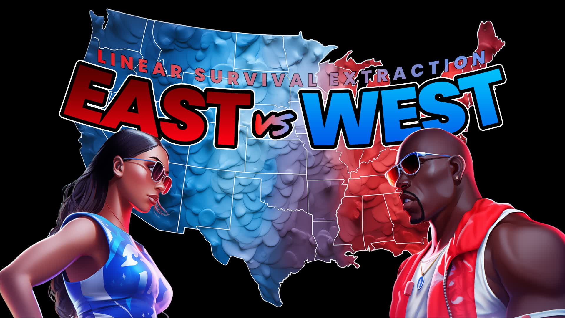 East vs. West [ dr_floppy ] – Fortnite Creative Map Code