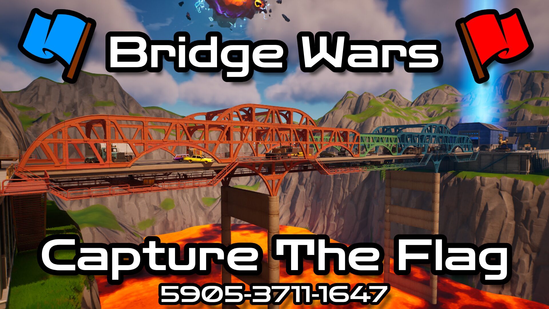 🌉 BRIDGE WARS CTF 🚩 - CAPTURE THE FLAG [ cros ] – Fortnite Creative Map ...