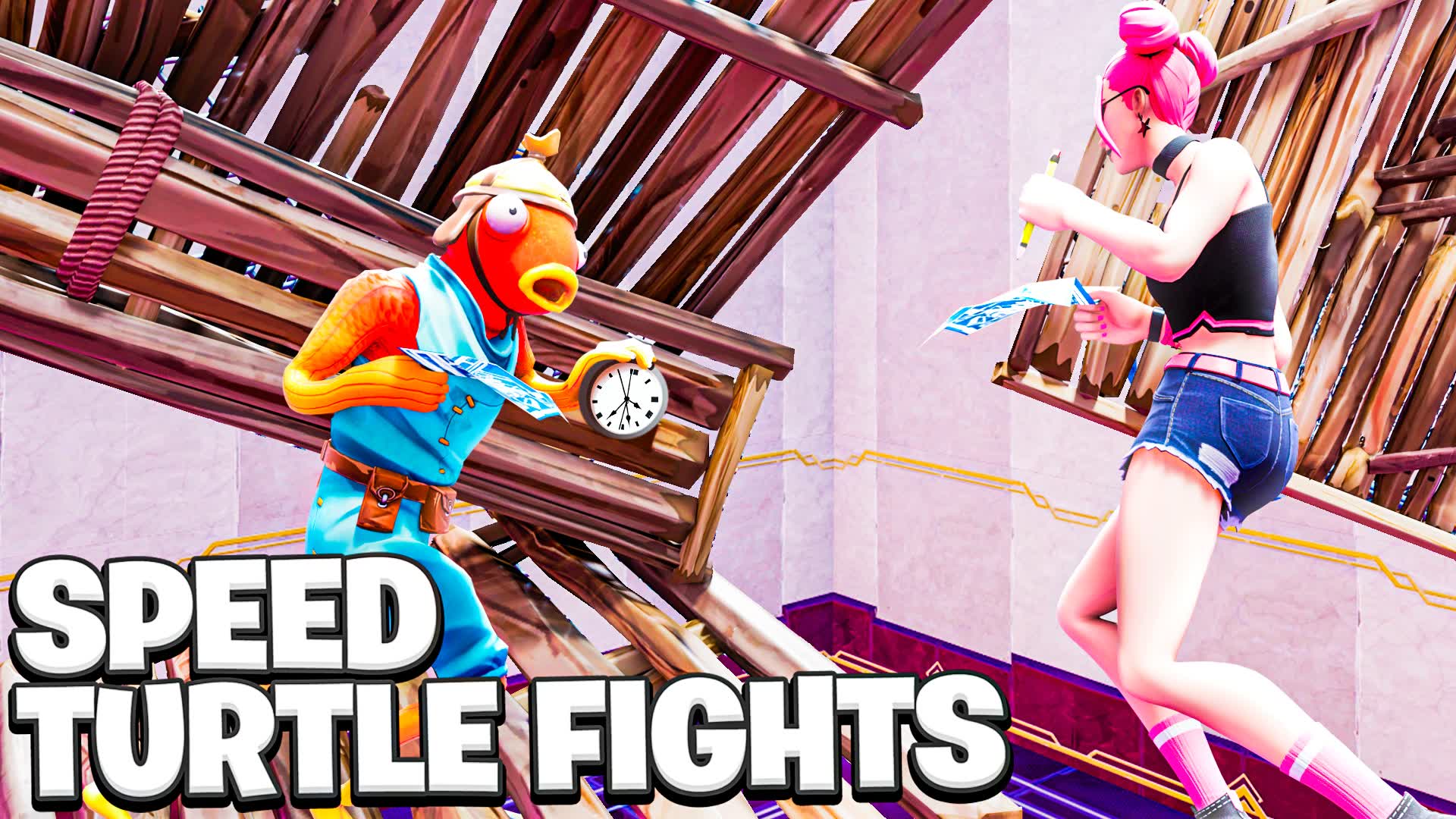 SPEED TURTLE FIGHTS 🎯 [ moja ] – Fortnite Creative Map Code