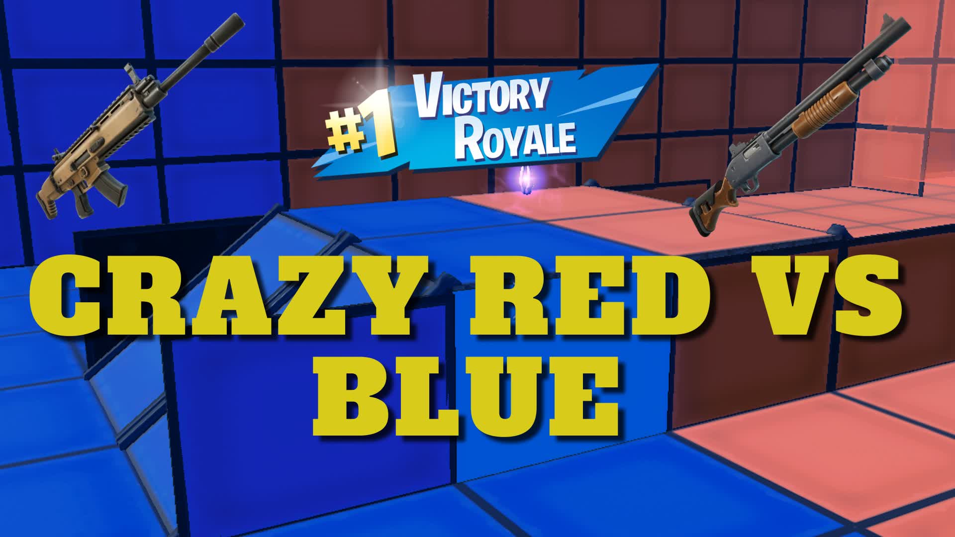 CRAZY RED VS BLUE [ reeky ] – Fortnite Creative Map Code