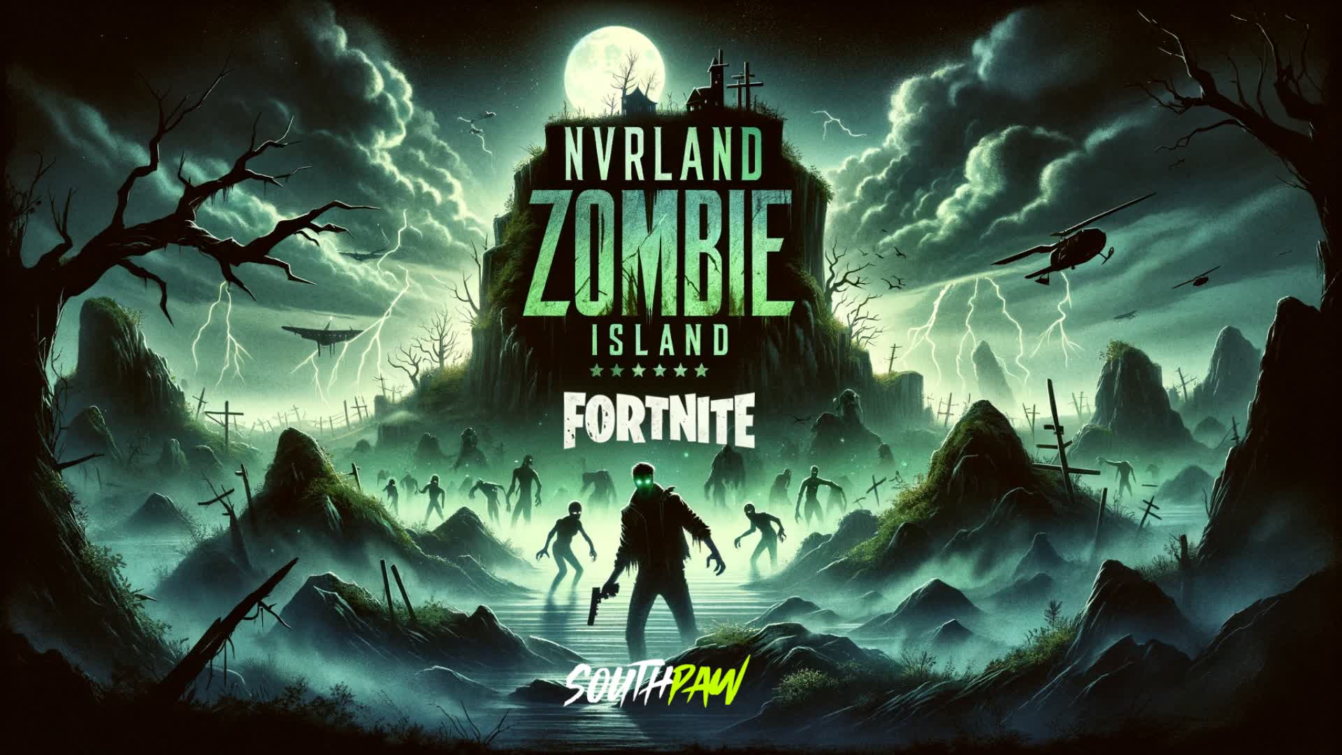 NVRLand Zombie Island [ southpaw ] – Fortnite Creative Map Code