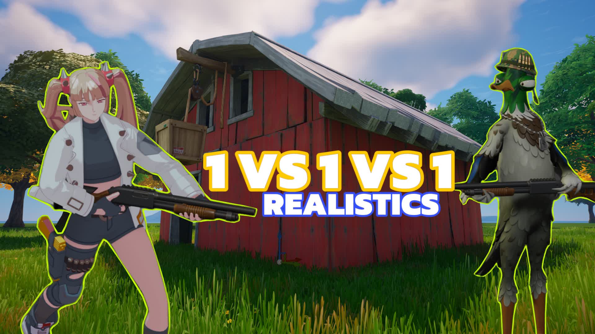 REALISTICS 1V1V1 [ goddskiess ] – Fortnite Creative Map Code