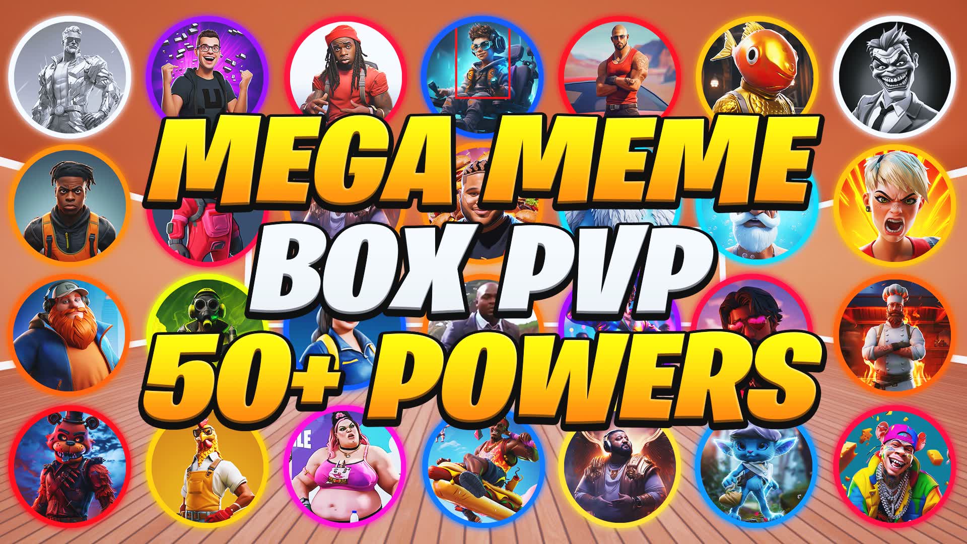 💀MEGA MEME BOXFIGHTS📦 [ novahtv ] – Fortnite Creative Map Code