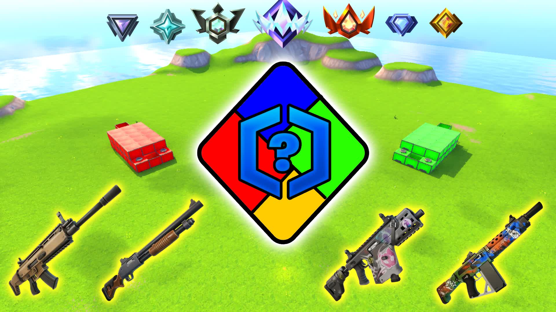 🏆Ranked Color Wars🌀 [ raid_creative ] – Fortnite Creative Map Code