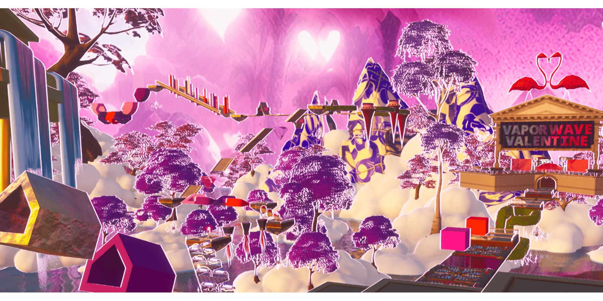 Vaporwave💗Run [ letkyle ] – Fortnite Creative Map Code