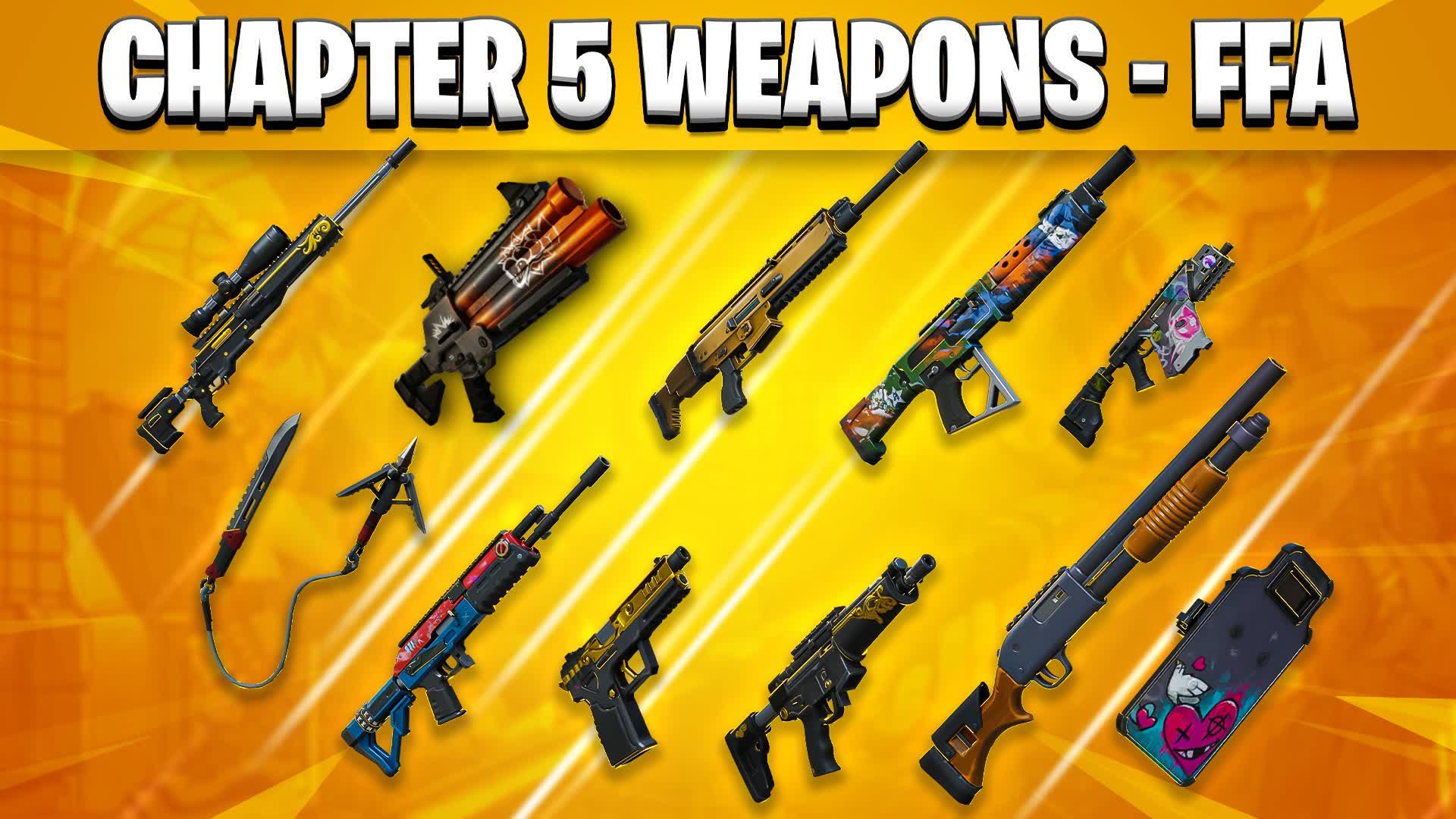🔥 CH5 WEAPONS - THE PIT 🔥 [ wc22rigged ] – Fortnite Creative Map Code