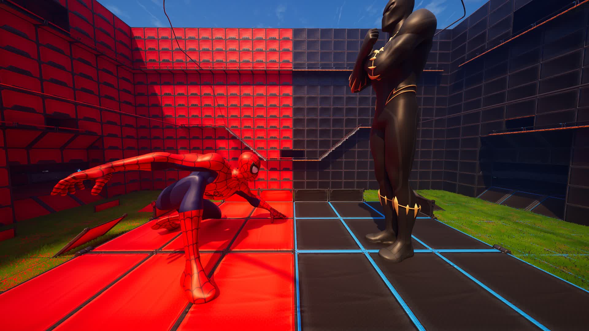SPIDER MAN VS BLACK PANTHER [ tordygo ] – Fortnite Creative Map Code