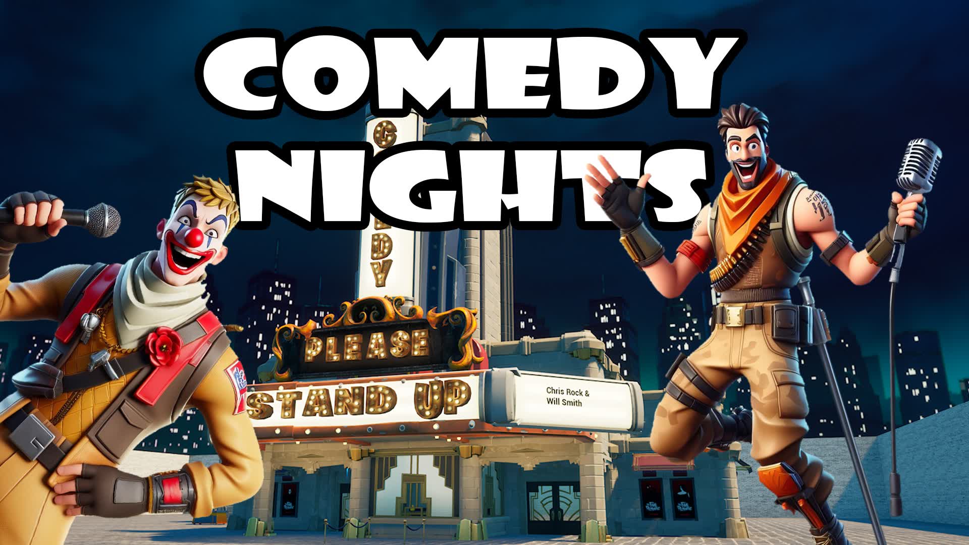 Please Stand Up🎭Fortnite Comedy Night🎭 [ overthinker ] – Fortnite ...