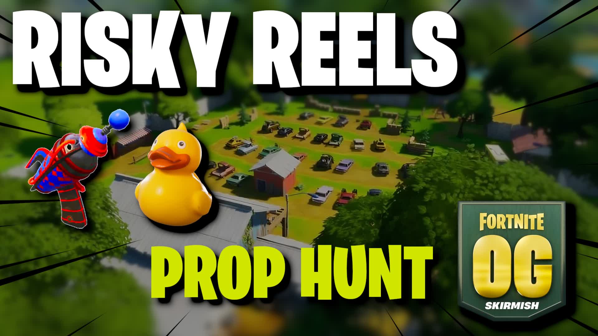 Risky Reels PROP-HUNT 2.0 [ haubner ] – Fortnite Creative Map Code