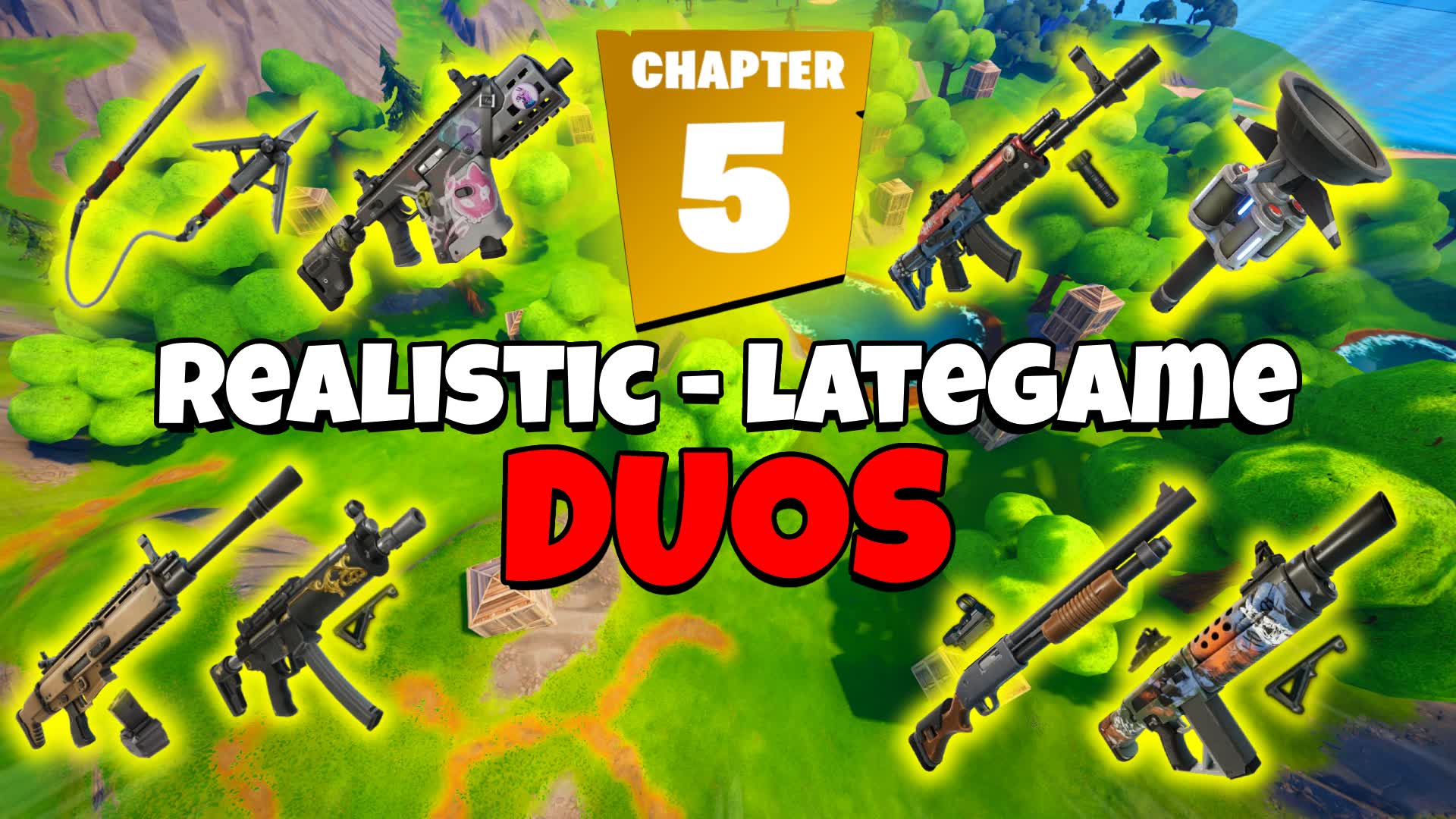 [DUOS] Realistic Lategame [ the-one ] – Fortnite Creative Map Code