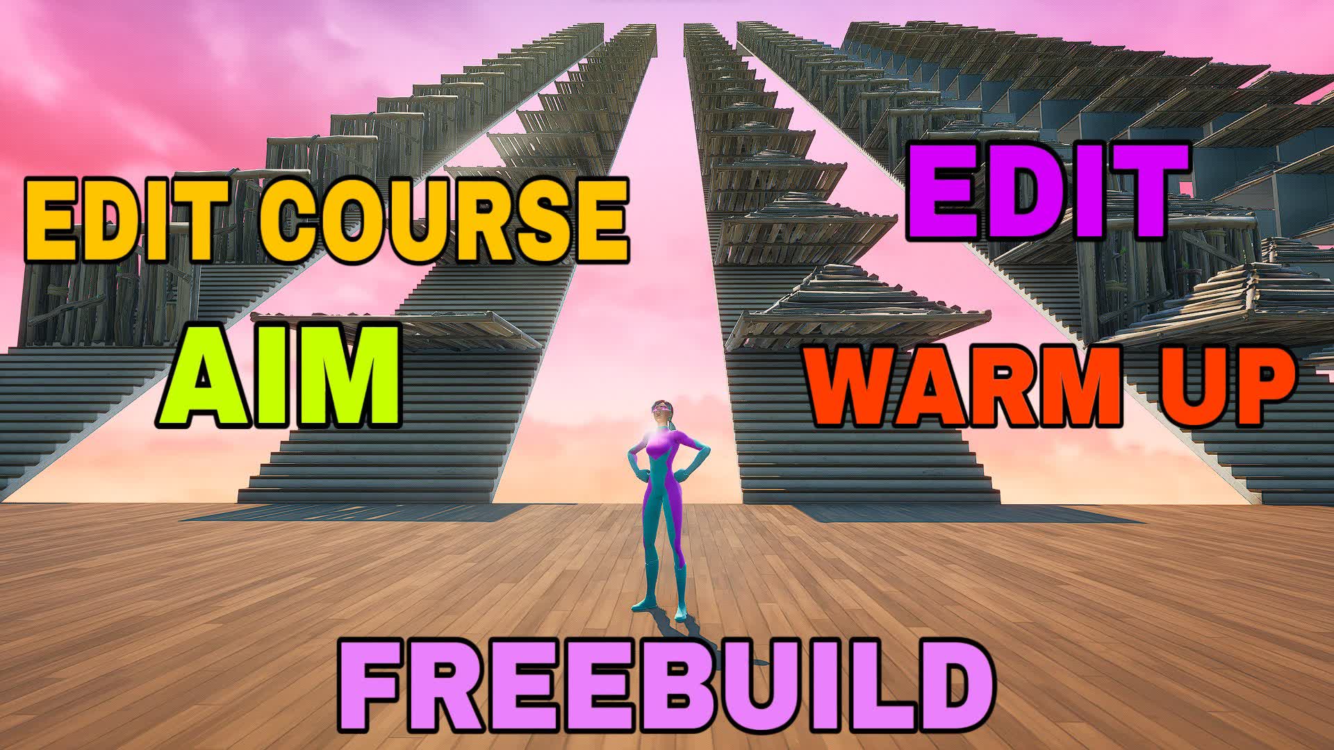 🎯 AIM EDITS FREE BUILD PRACTICE [ mrkapitan ] – Fortnite Creative Map Code