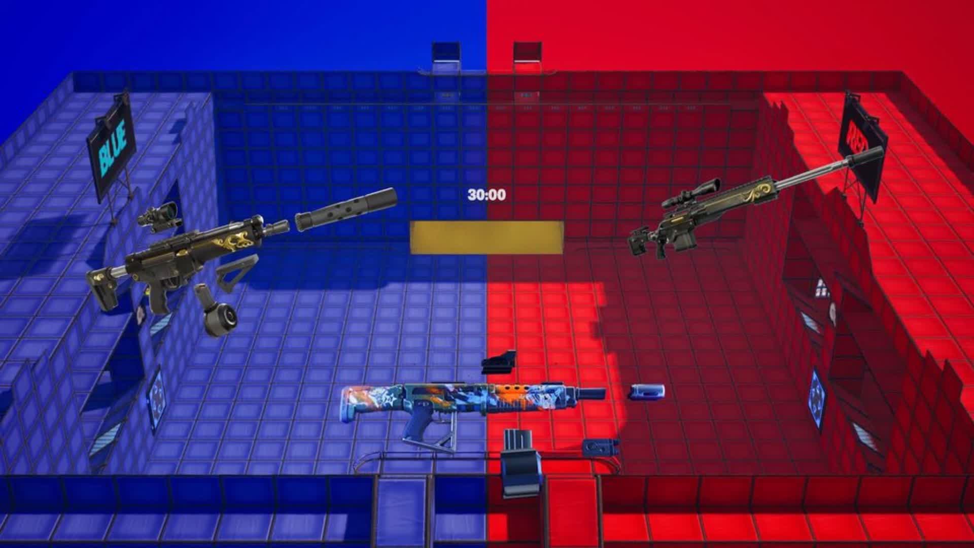 BLUE LOCO VS RED [ mitonga015 ] – Fortnite Creative Map Code