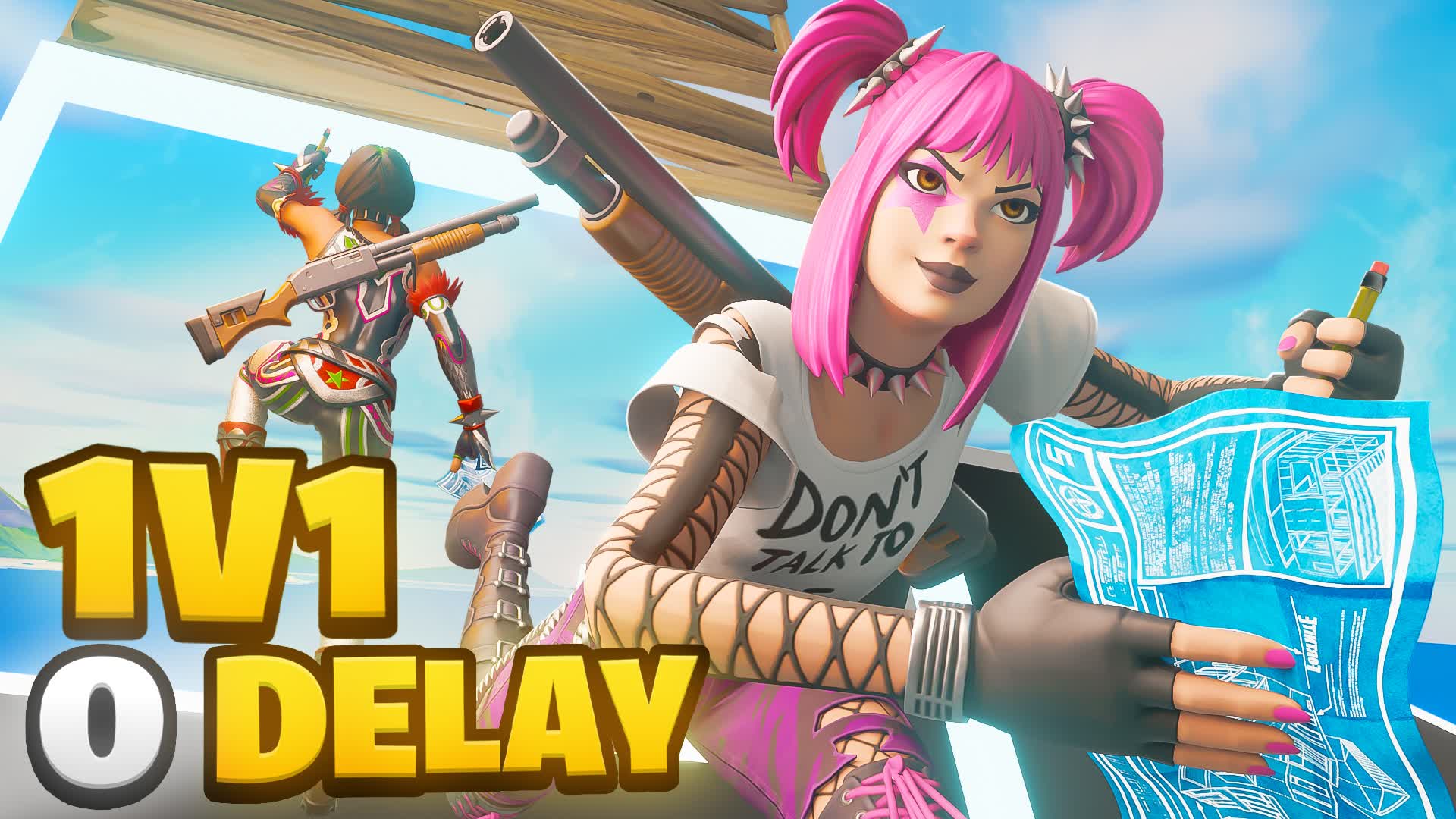 CLASSIC ZERO DELAY 1V1! [ riaville ] – Fortnite Creative Map Code