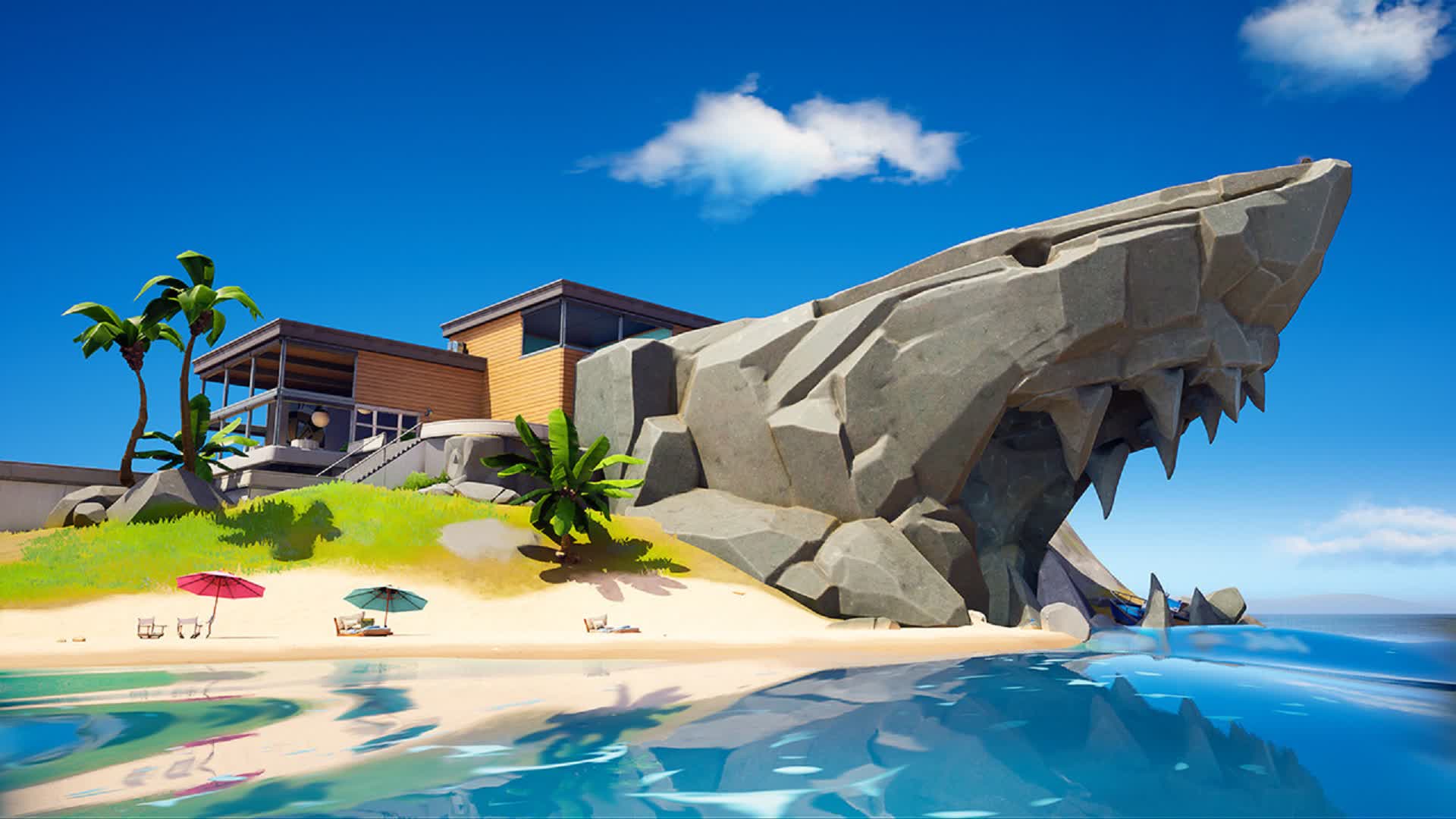 🦈 THE SHARK GUN GAME ONE SHOT [ krystalin2 ] – Fortnite Creative Map Code