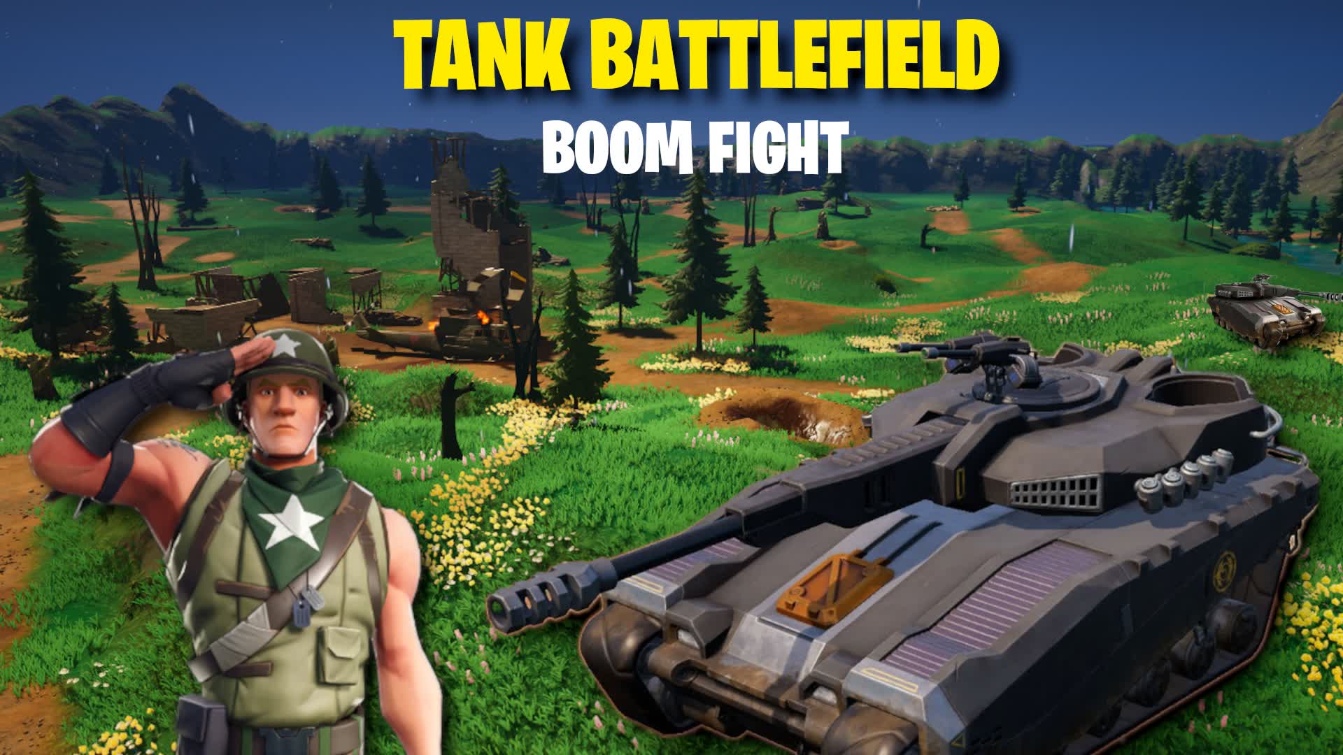 Tank BattletField - Ranked [ spongebob_lab ] – Fortnite Creative Map Code