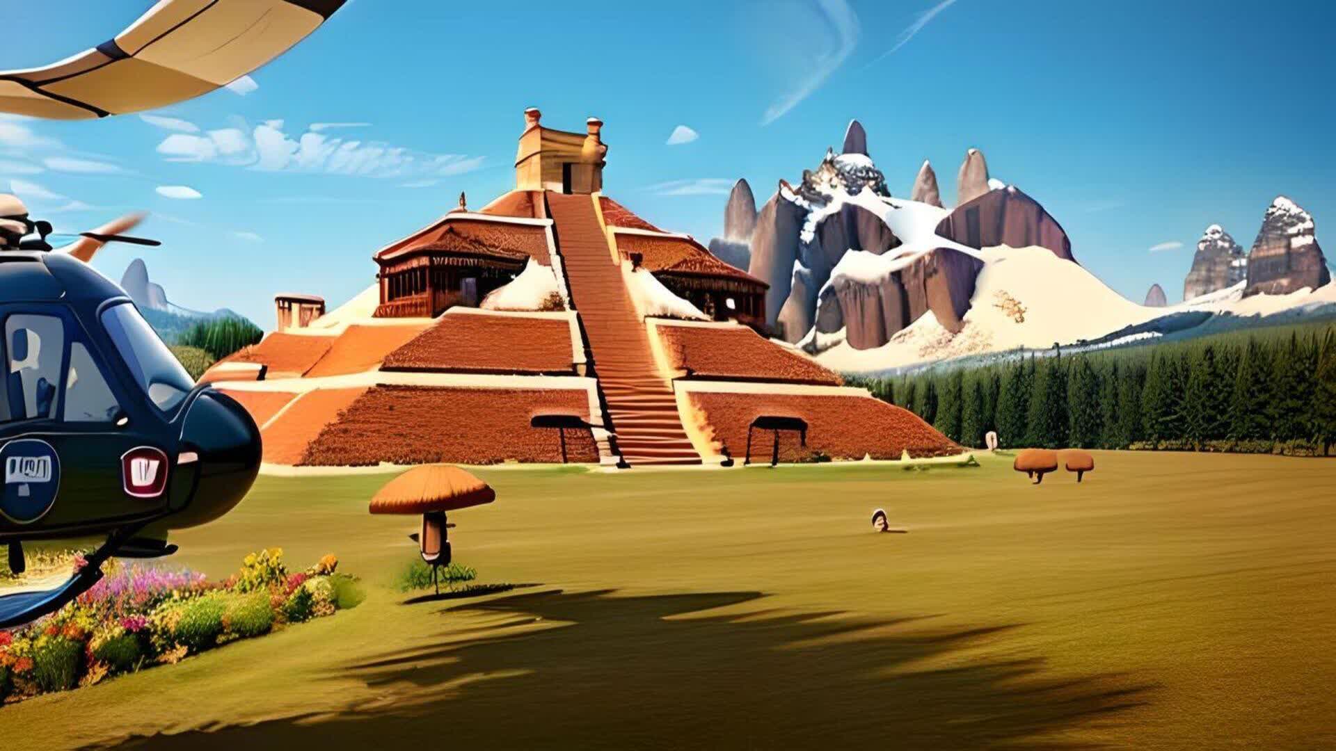 PYRAMID GUN GAME [ jakalu123 ] – Fortnite Creative Map Code