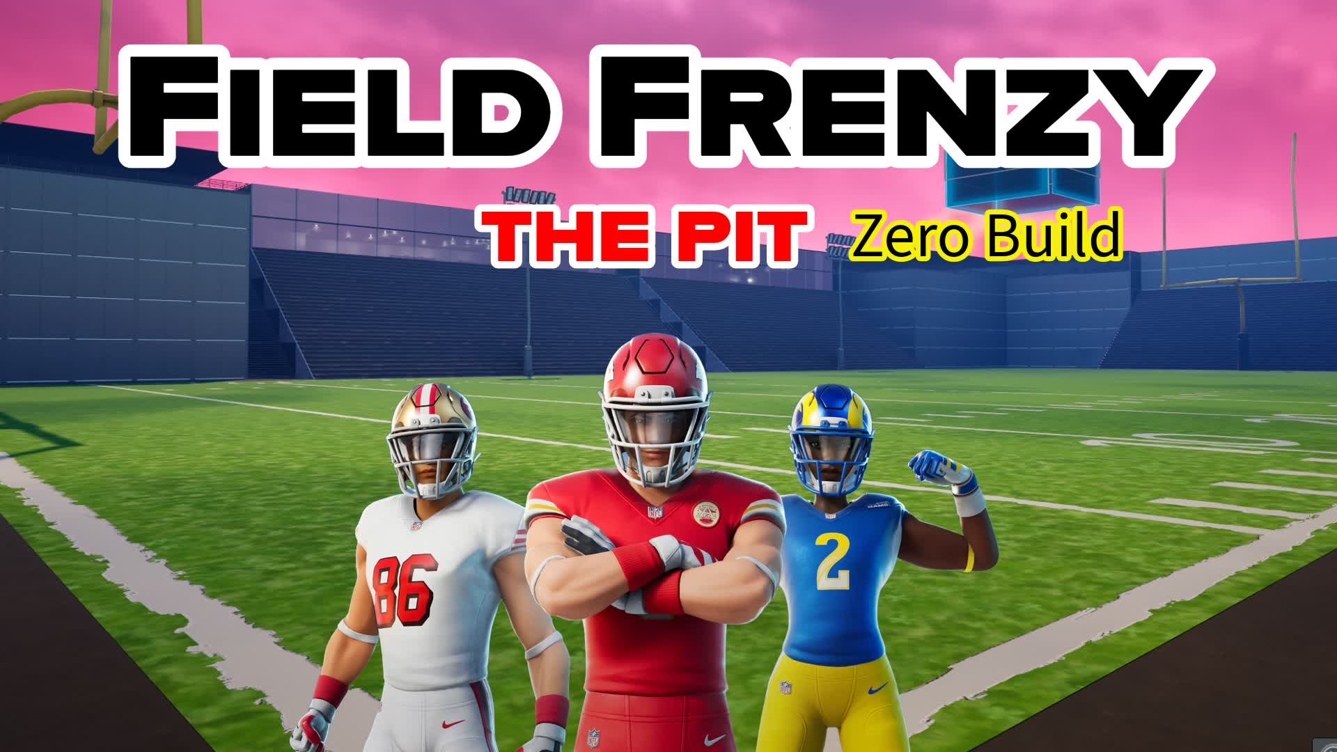 Field Frenzy - The Pit - Zero Build [ parkshreddder ] – Fortnite Creative Map Code