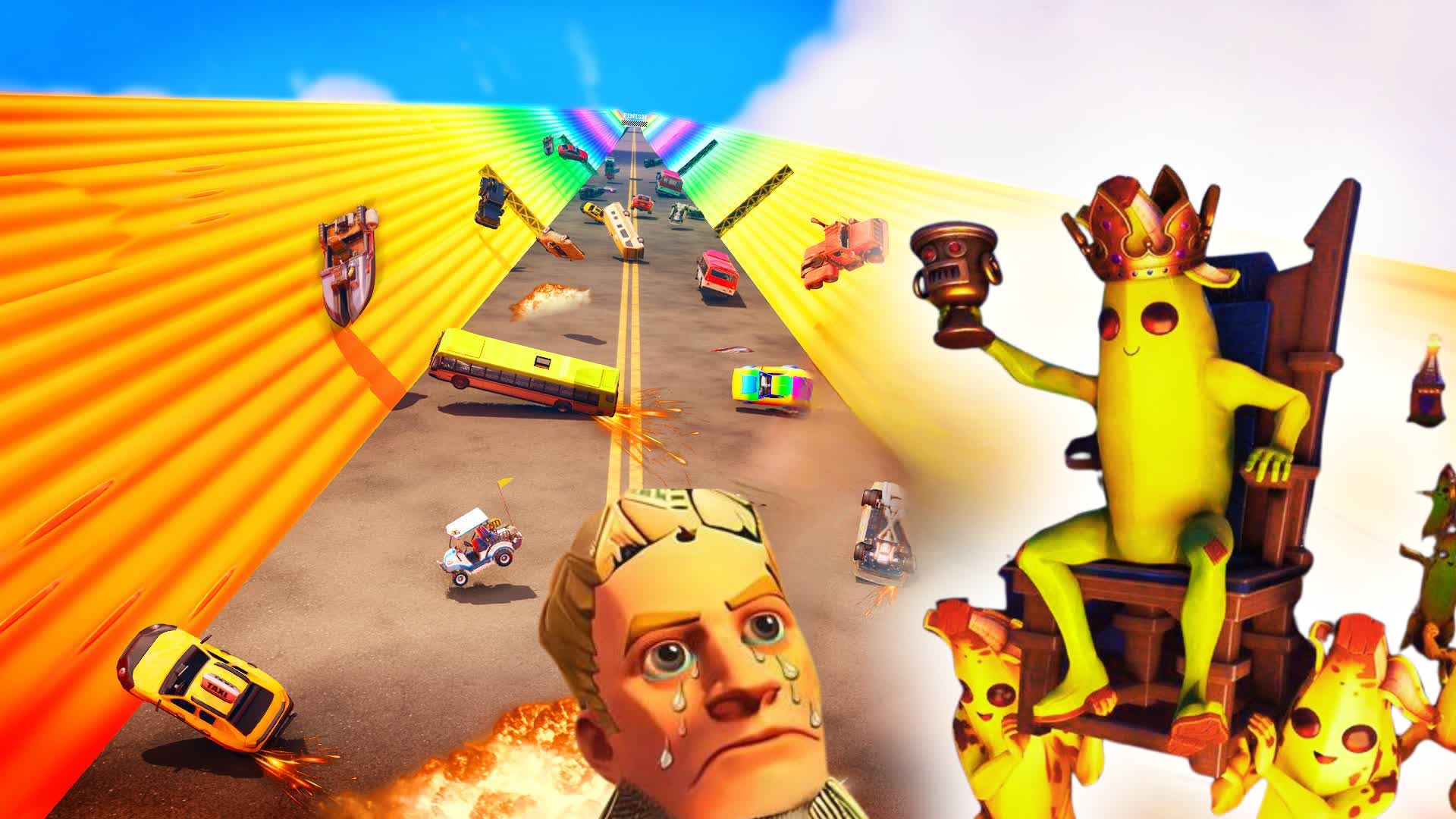 Mega Ramp Rush Survival [ dudanxx ] – Fortnite Creative Map Code