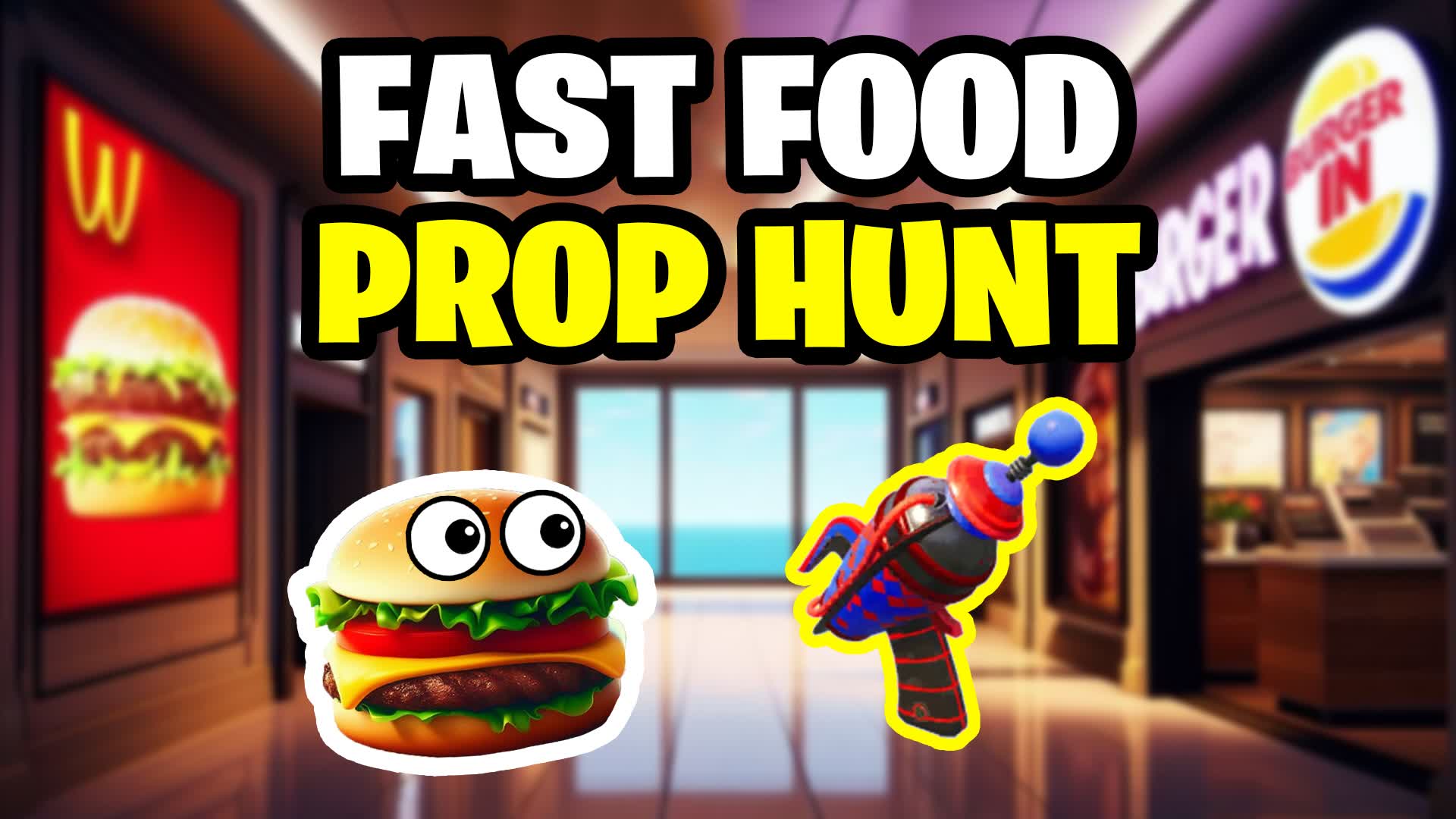 FAST-FOOD PROP HUNT 🍔 [ labuchte ] – Fortnite Creative Map Code