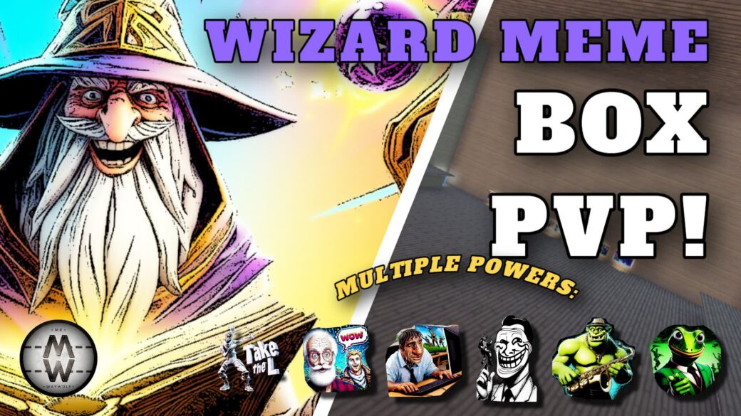 🧙WIZARD MEME BOX PVP!📦 [ mrwaywolf ] – Fortnite Creative Map Code
