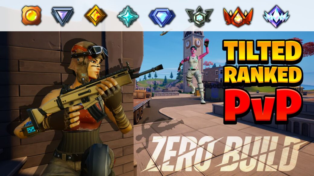 Ranked Zero Build Tilted PvP ⭐ [ spaze ] – Fortnite Creative Map Code