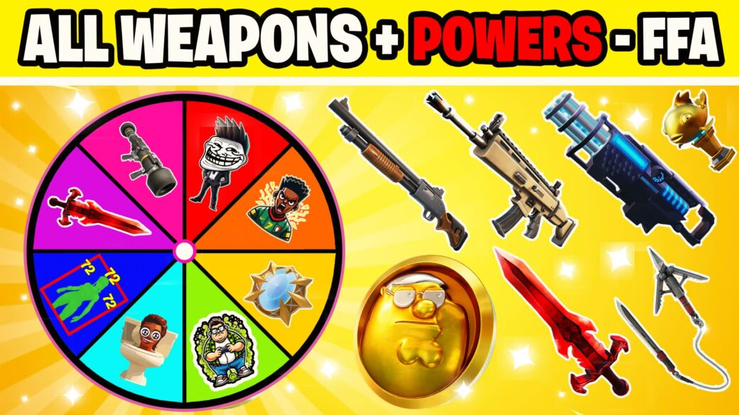 👑BEST FFA MINIGAME ONE SHOT EDIT POWERS [ rarity ] – Fortnite Creative ...