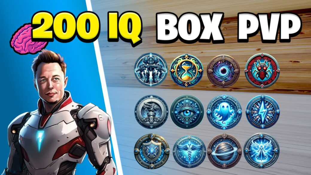 🧠 200 IQ BOX PVP 💡 [ unreg ] – Fortnite Creative Map Code