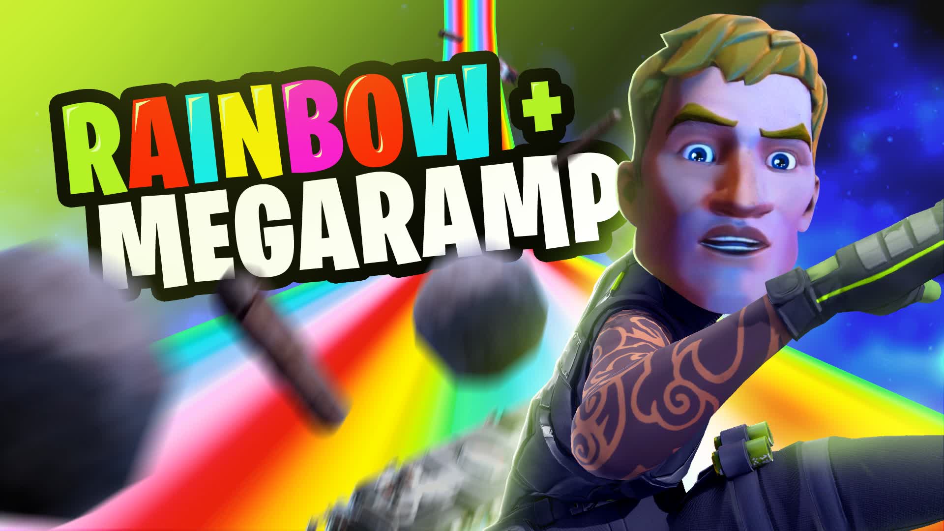 Rainbow Mega Ramp [ surprisepvp ] – Fortnite Creative Map Code