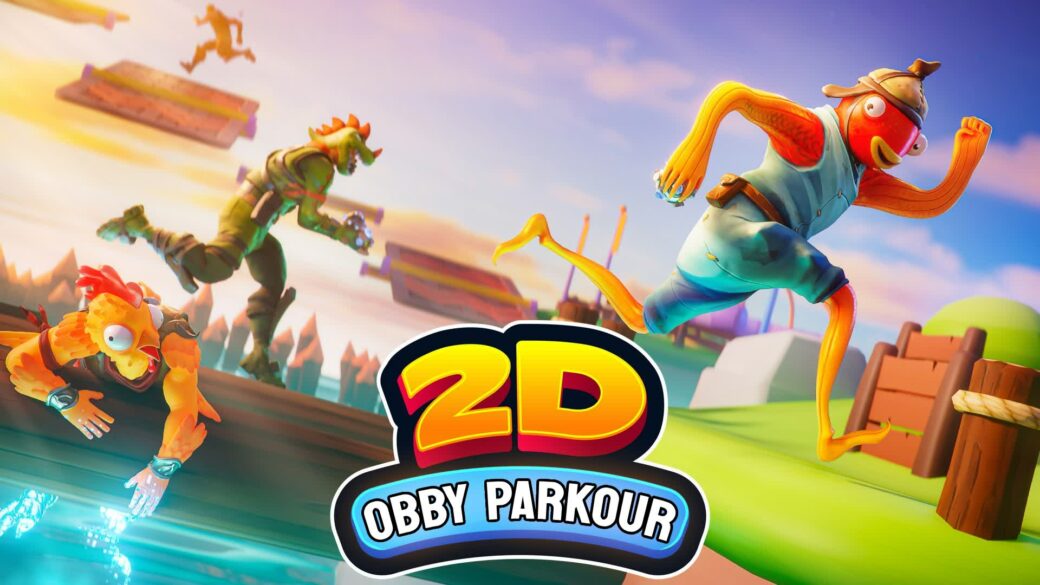 2D OBBY PARKOUR [ tv1zle ] – Fortnite Creative Map Code