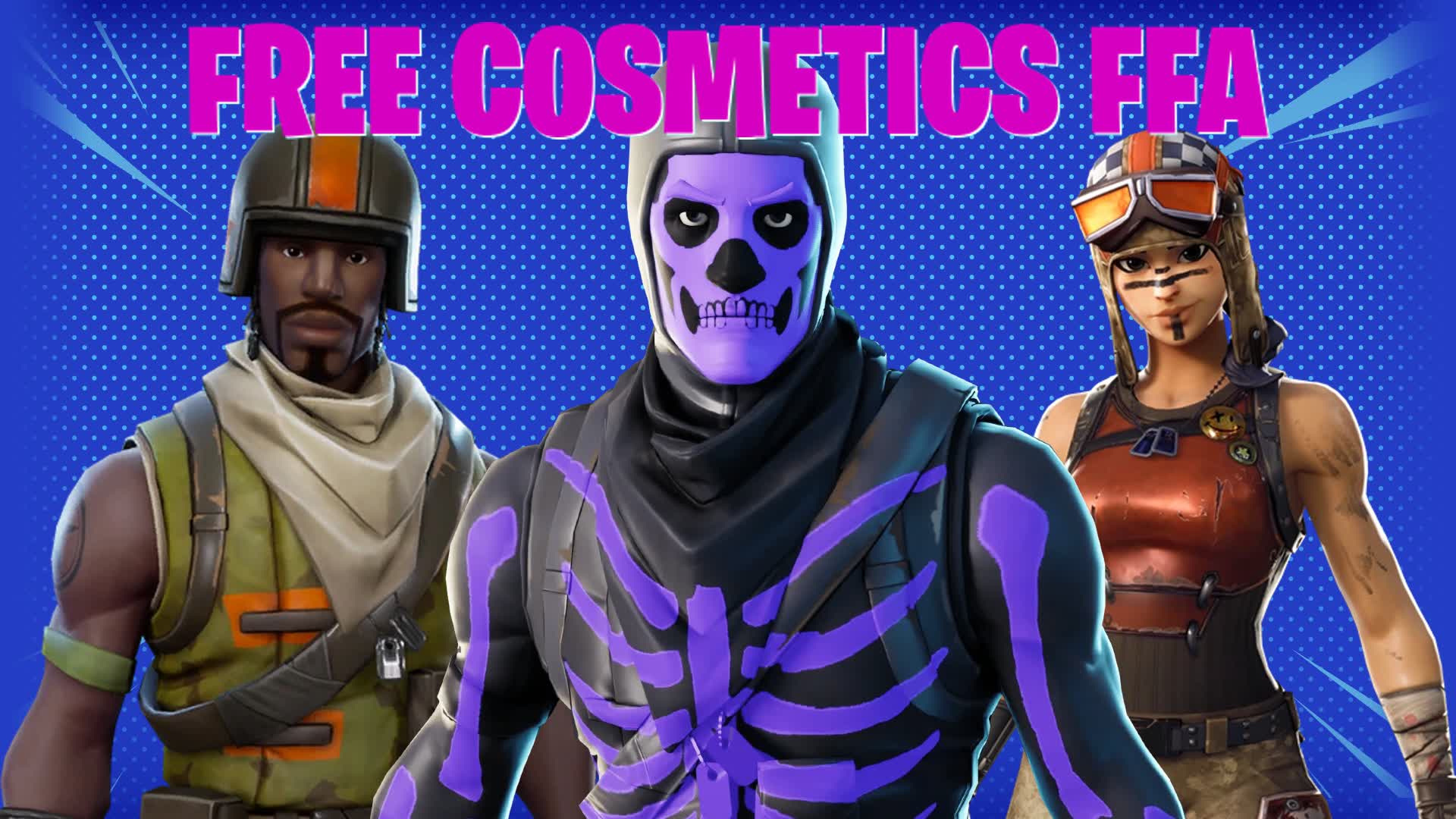Free Skins FFA [ xonxo9000 ] – Fortnite Creative Map Code