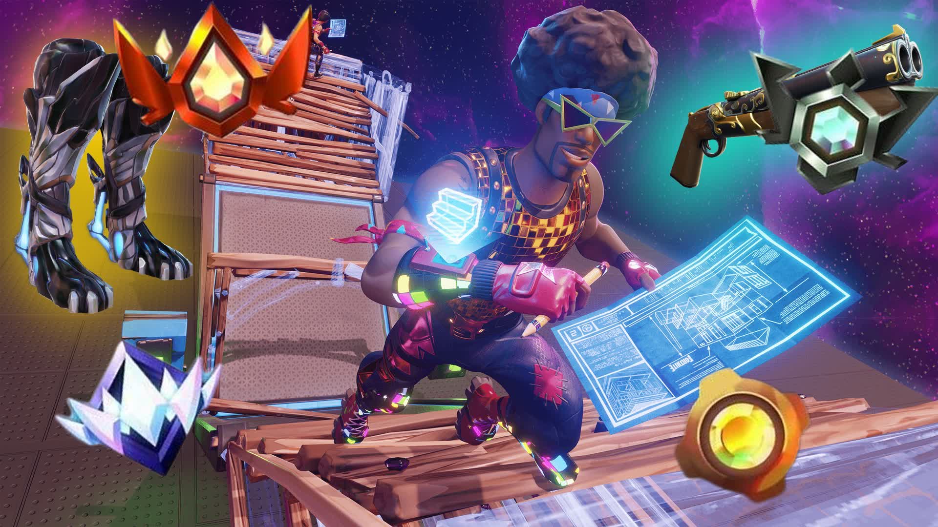 Maps created by chaosmaps at Fortnite Creative HQ