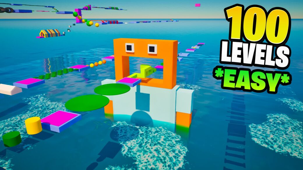 100 LEVEL OBBY PARKOUR⭐ [ glimpsefn ] – Fortnite Creative Map Code