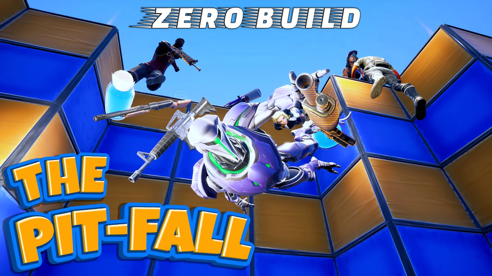 THE PIT FALL - ZERO BUILDS [ dkrossoficial ] – Fortnite Creative Map Code