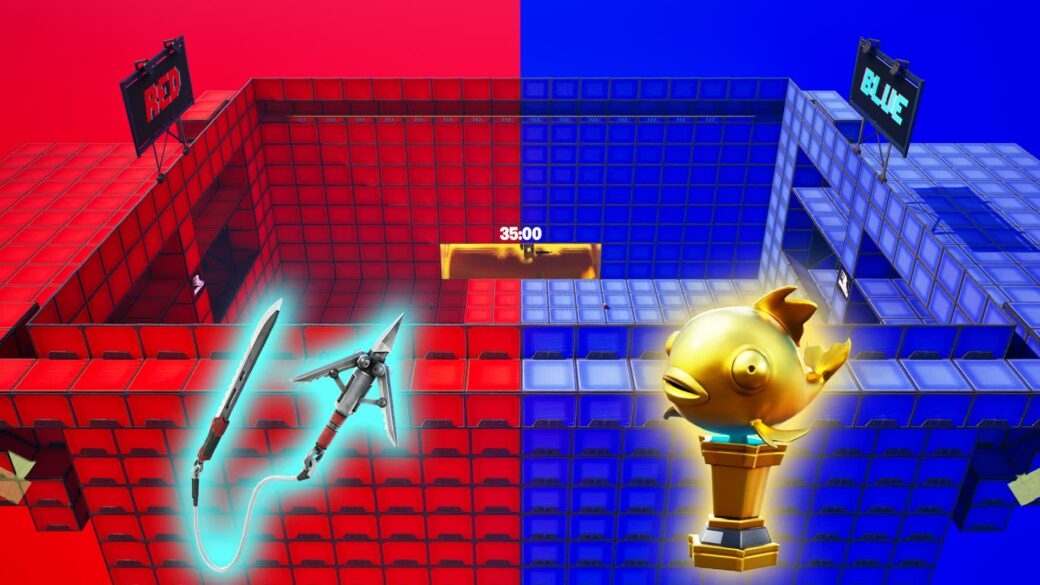 CRAZY RED VS BLUE 🔴🔵 [ nedjmo ] – Fortnite Creative Map Code